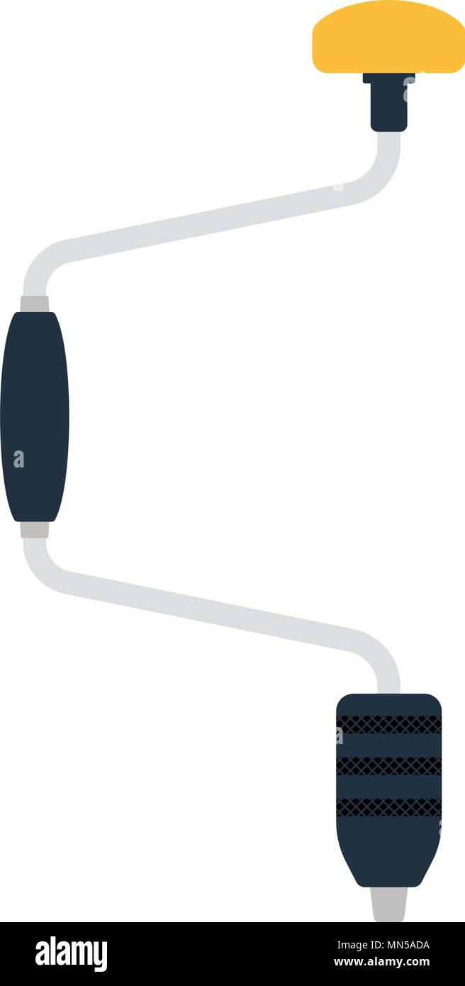 Auger icon. Flat color design. Vector illustration Stock Vector Image ...