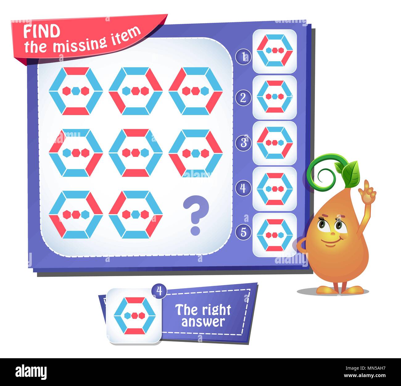 educational game for kids and adults, puzzle. development of logic, iq ...