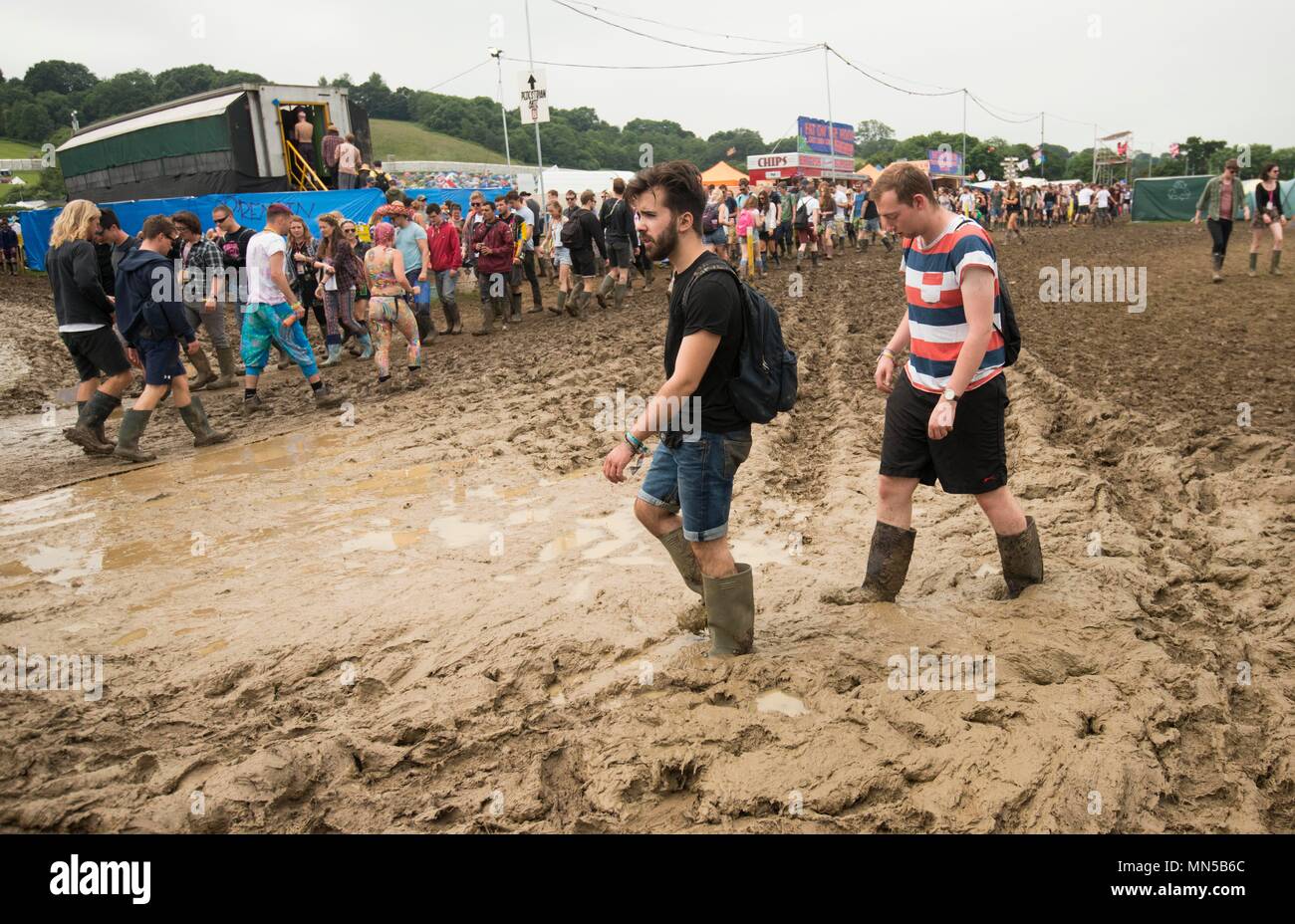 Glastonbury Festival 2016 Stock Photo - Alamy