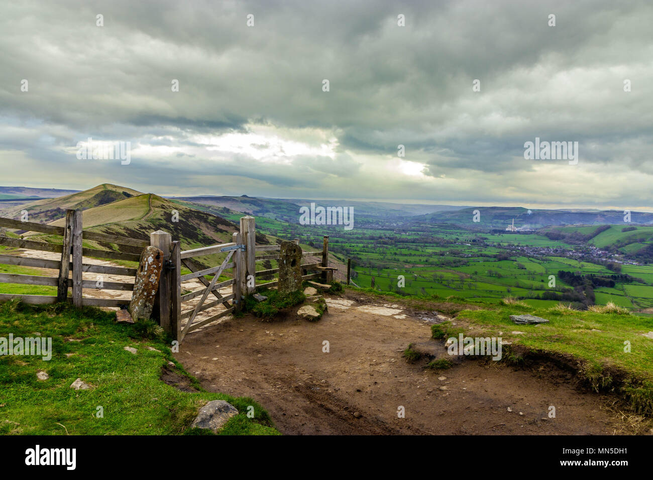 Mam Tor - England Stock Photo - Alamy