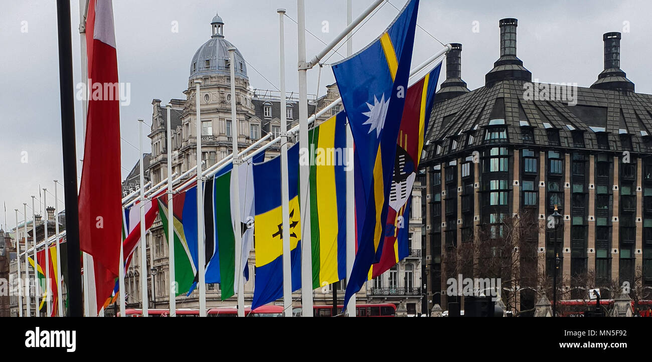 Commonwealth countries flags hi-res stock photography and images - Alamy