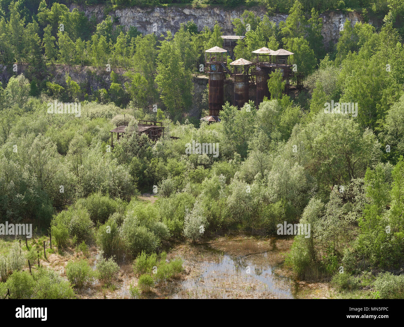 Krakow the Liban quarry in the Podgórze district site of a Nazi forced ...