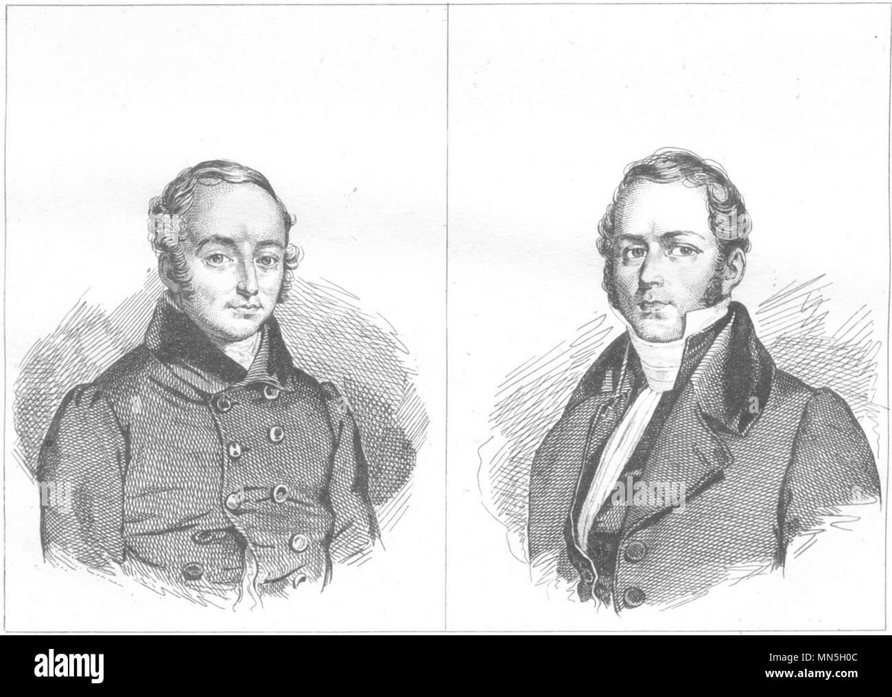 FRANCE. Berryer; Odilon- Barrot 1835 old antique vintage print picture ...