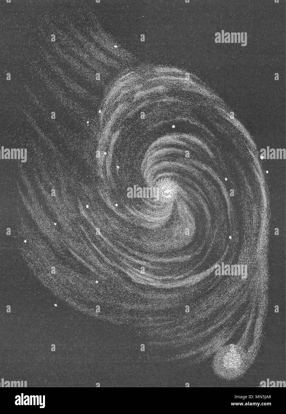 ASTRONOMY. Running Dog Nebula IC1805 seen through Lord Rosse's ...