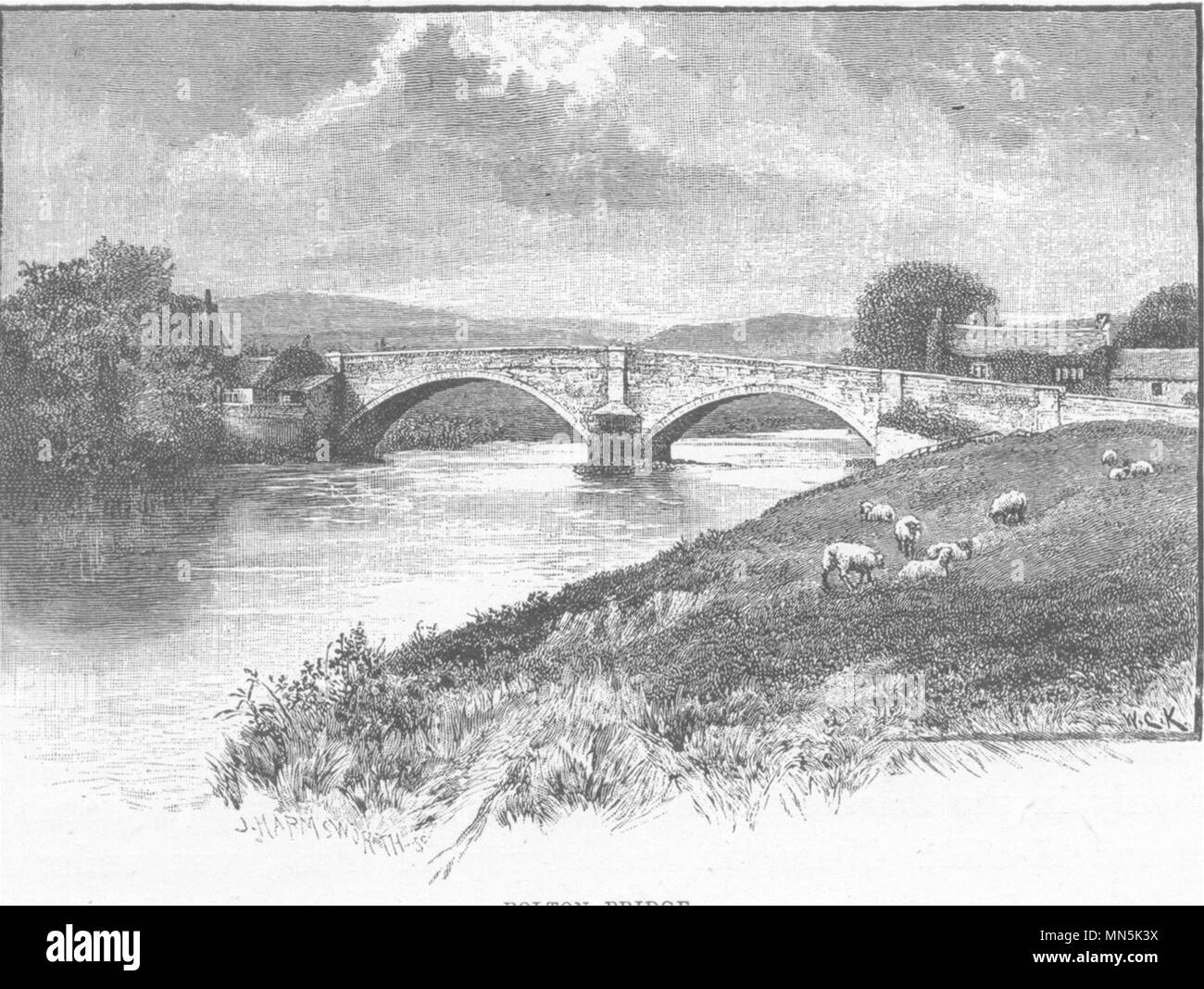 Bolton bridge Black and White Stock Photos & Images - Alamy