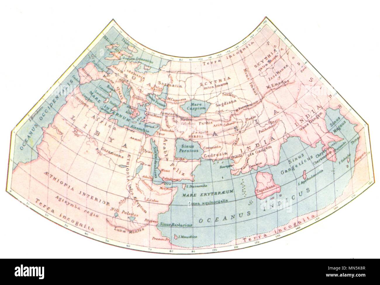 Ptolemy map hi-res stock photography and images - Alamy