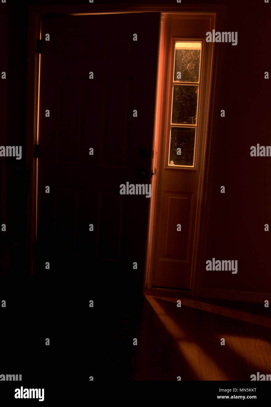 Door Crack Open Stock Photos & Door Crack Open Stock Images - Alamy