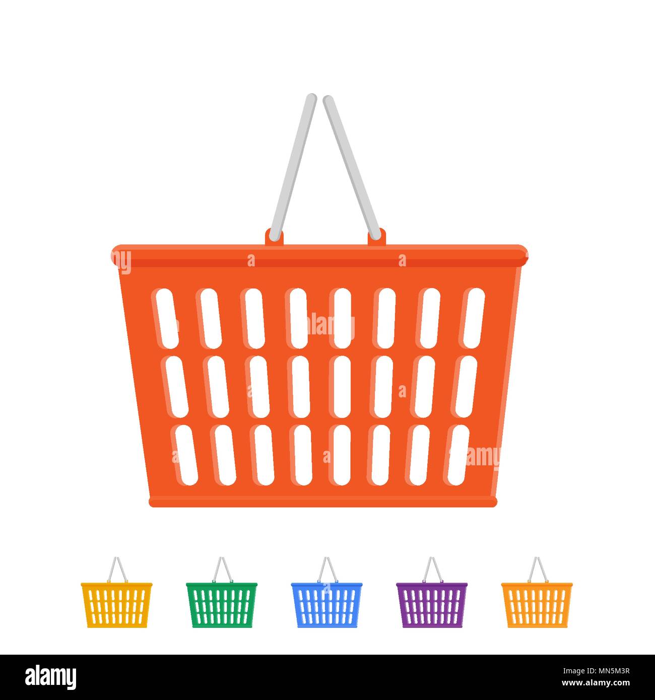 Plastic shopping basket Stock Vector Image & Art - Alamy