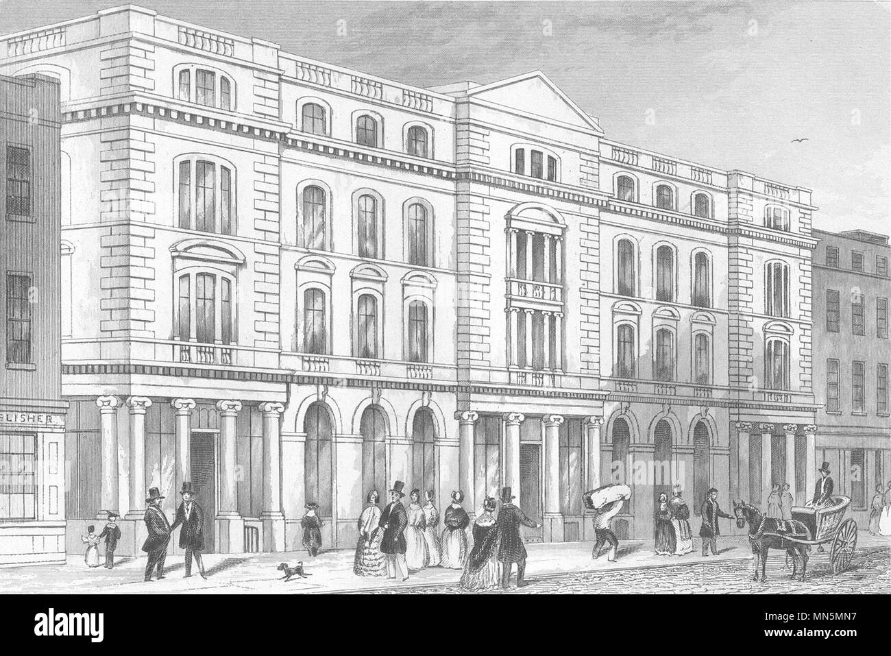 PATERNOSTER ROW. Religious Tract Society's Repository. London. DUGDALE ...