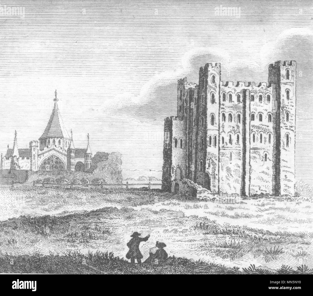 KENT. Kent. Set. Prospect Canterbury Etc. Rochester Castle ...