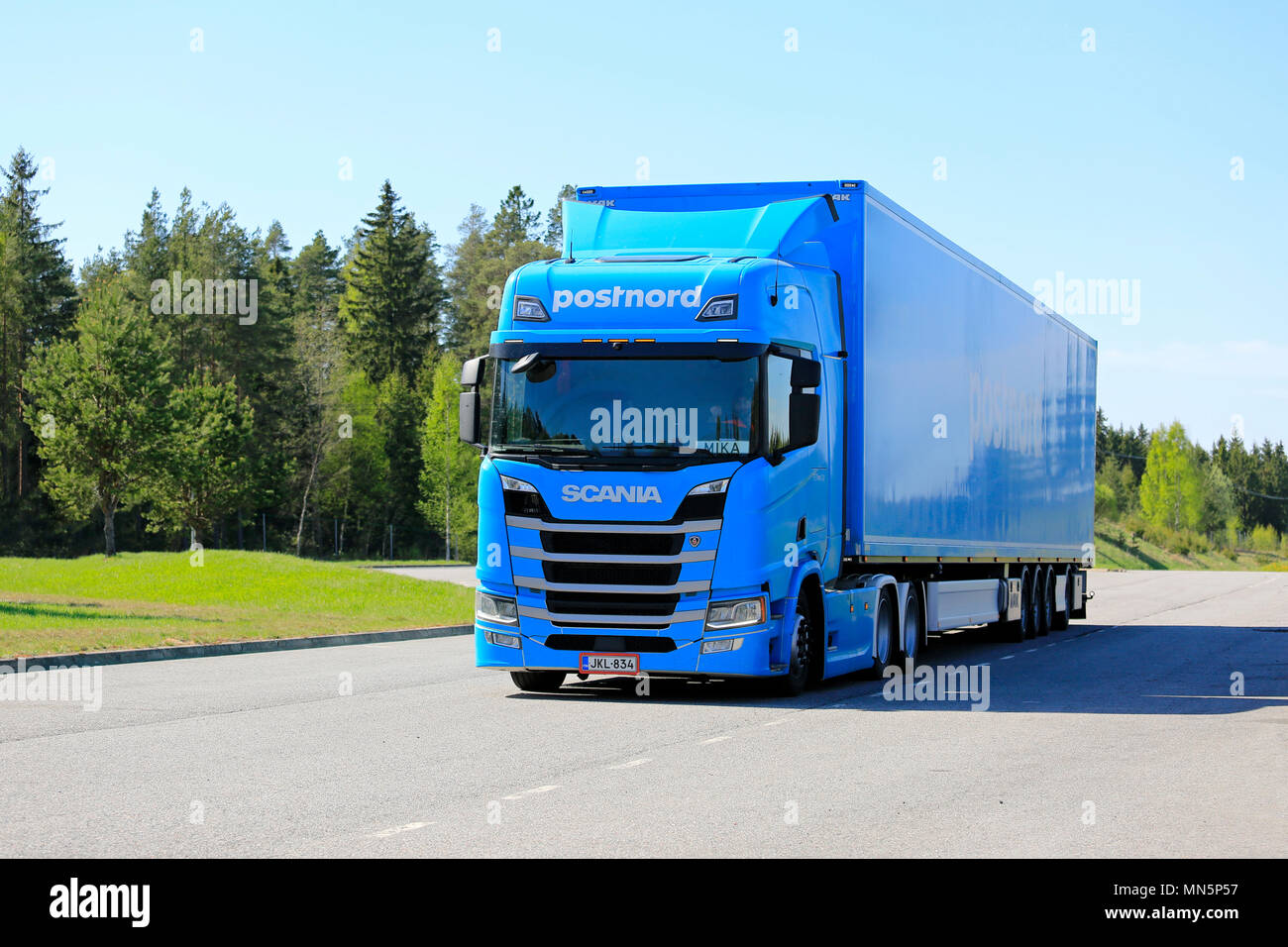 Postnord truck hi-res stock photography and images - Alamy