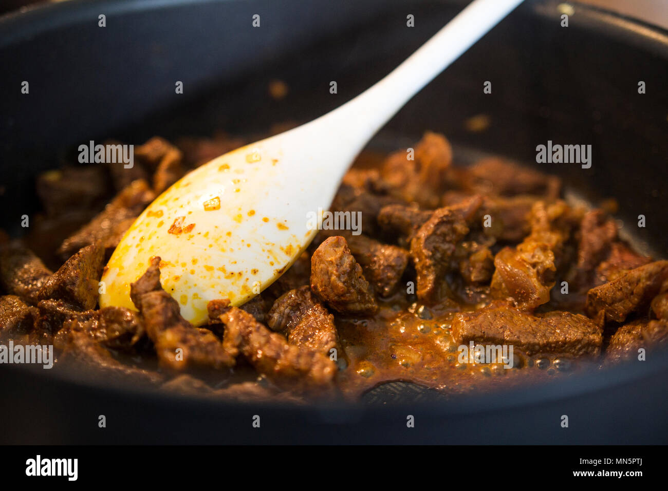Making food in a kitchen Stock Photo - Alamy