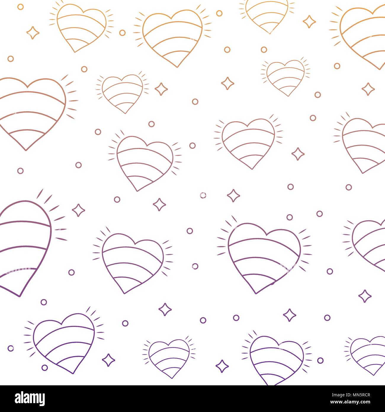 background of hearts pattern, vector illustration Stock Vector Image ...