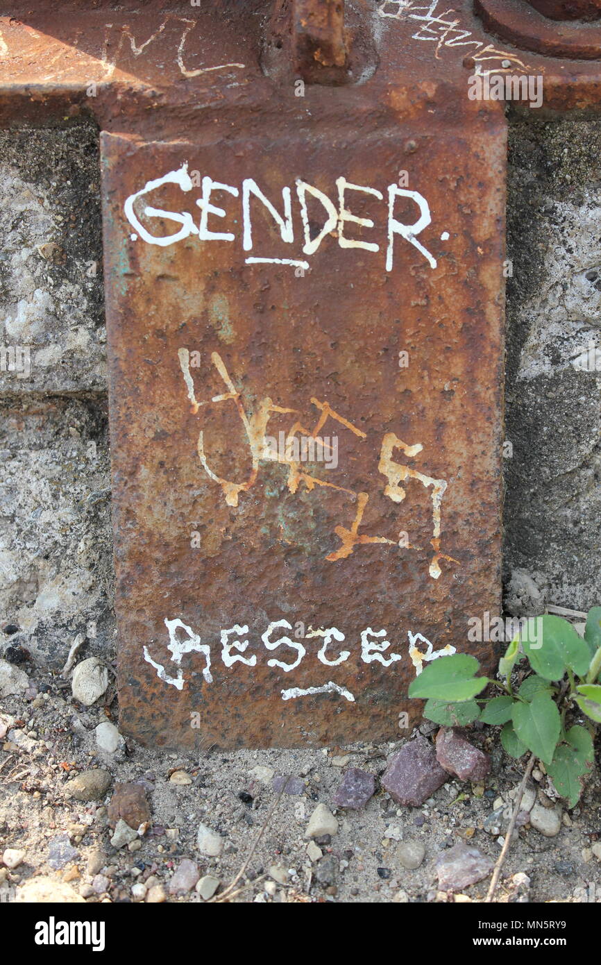 White and rusty marker hi-res stock photography and images - Alamy