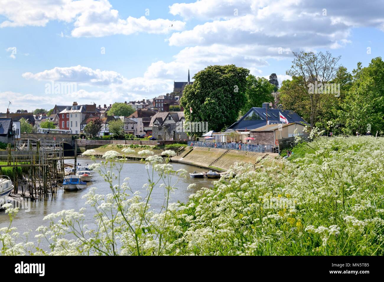 The River Arun at Arundel West Sussex England UK Stock Photo - Alamy