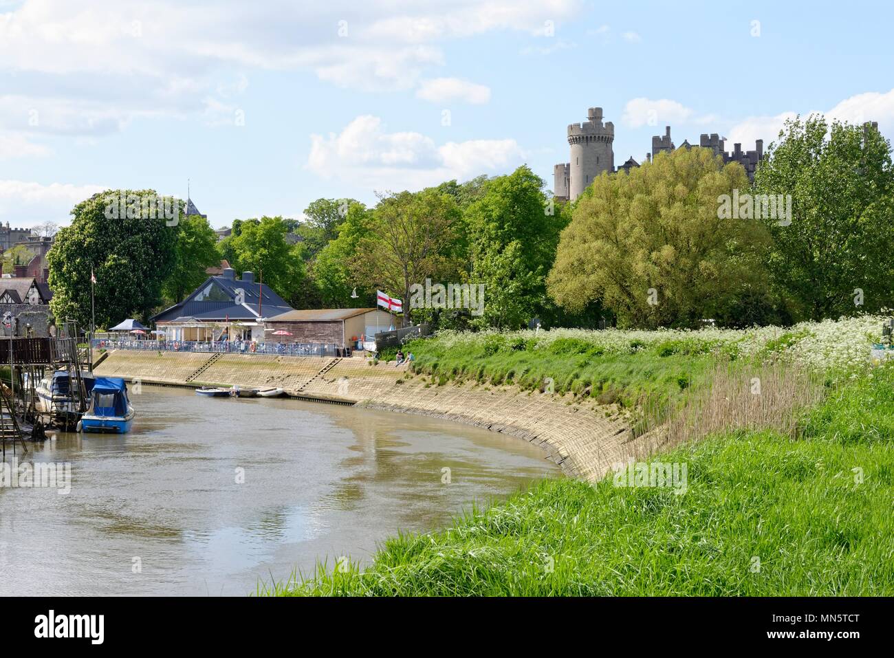 The River Arun at Arundel West Sussex England UK Stock Photo - Alamy