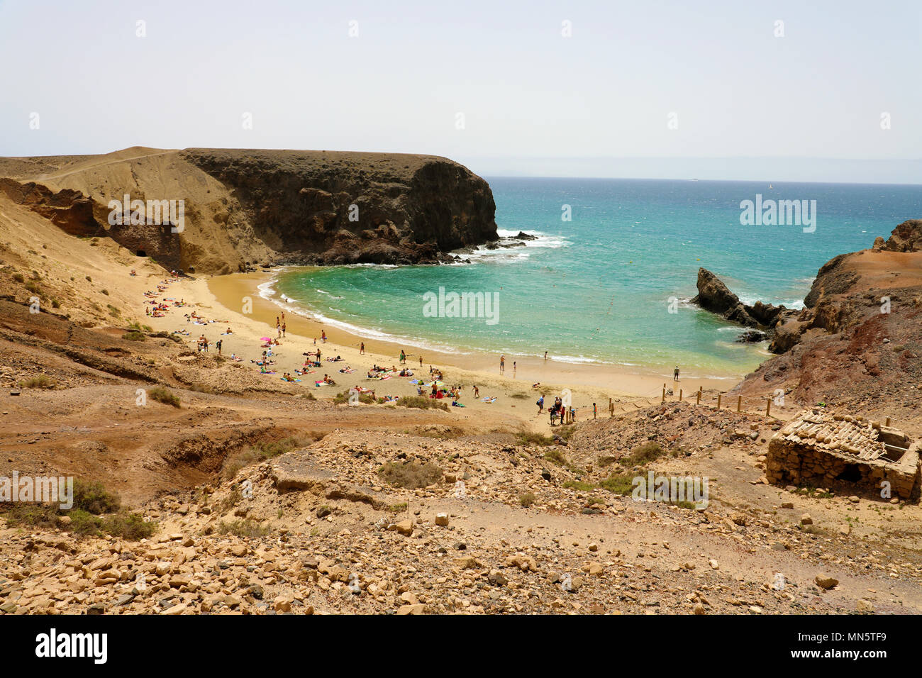 Playa Papagayo beach, Lanzarote, Canary Islands Stock Photo - Alamy