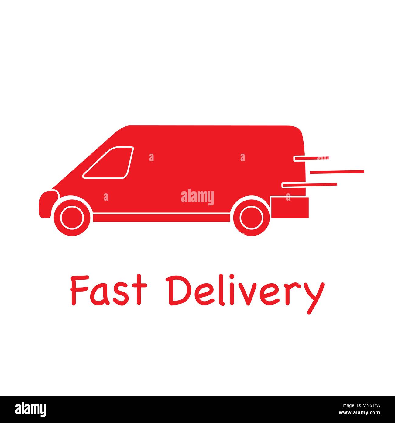 Delivery truck. Fast and convenient shipping. Free delivery Stock ...