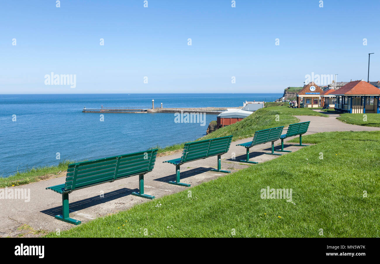 The seafront at Whitby, North Yorkshire, England, UK Stock Photo - Alamy