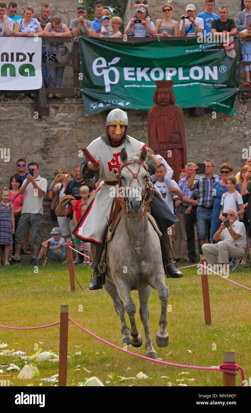 Knight demonstration of a fight and riding techniques. "Knight's ...