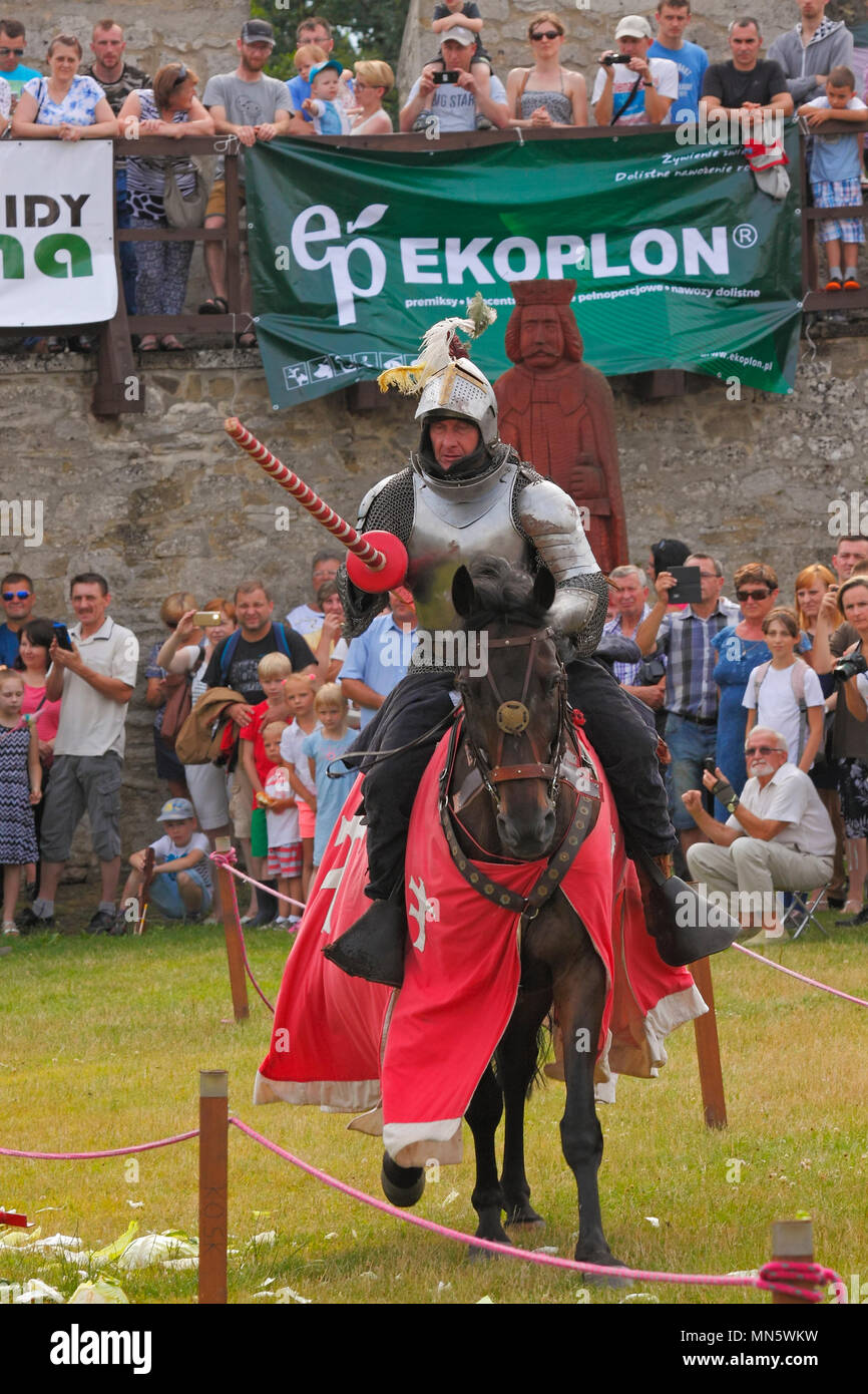 Knight demonstration of a fight and riding techniques. "Knight's ...