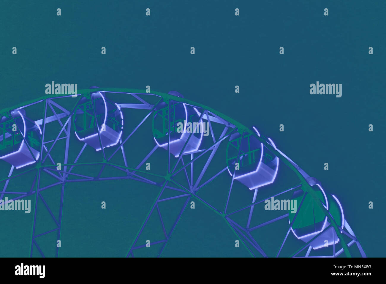 Ferris wheel - giant observation wheel in comfortable modern production ...