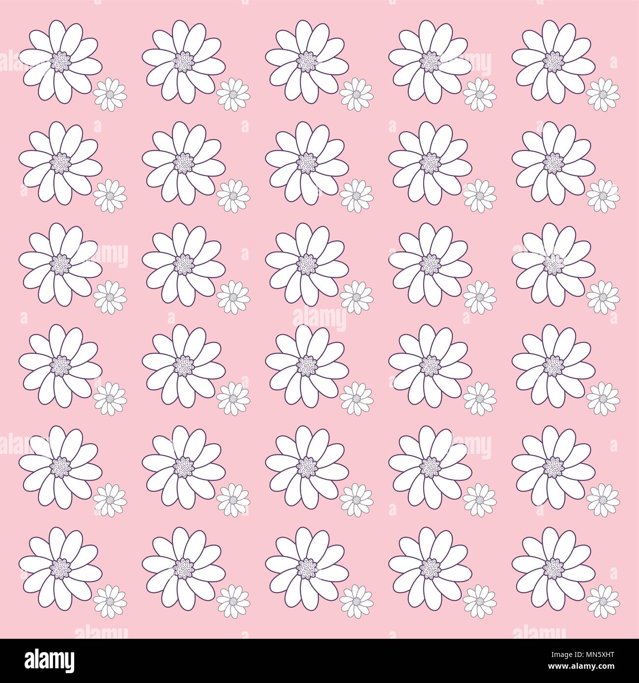background of beautiful flowers pattern, colorful design. vector ...