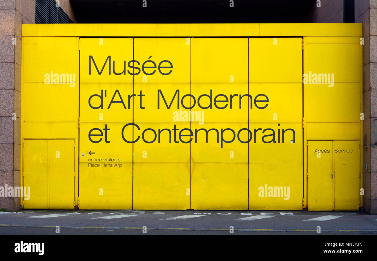 Strasbourg museum of modern and contemporary art hi-res stock ...