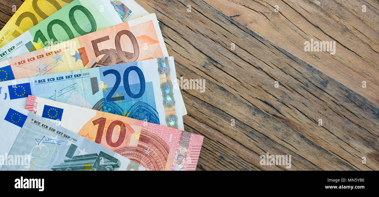 European union banknotes hi-res stock photography and images - Alamy