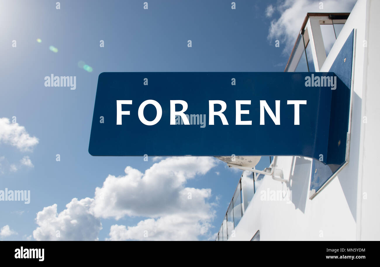 FOR RENT sign Stock Photo - Alamy