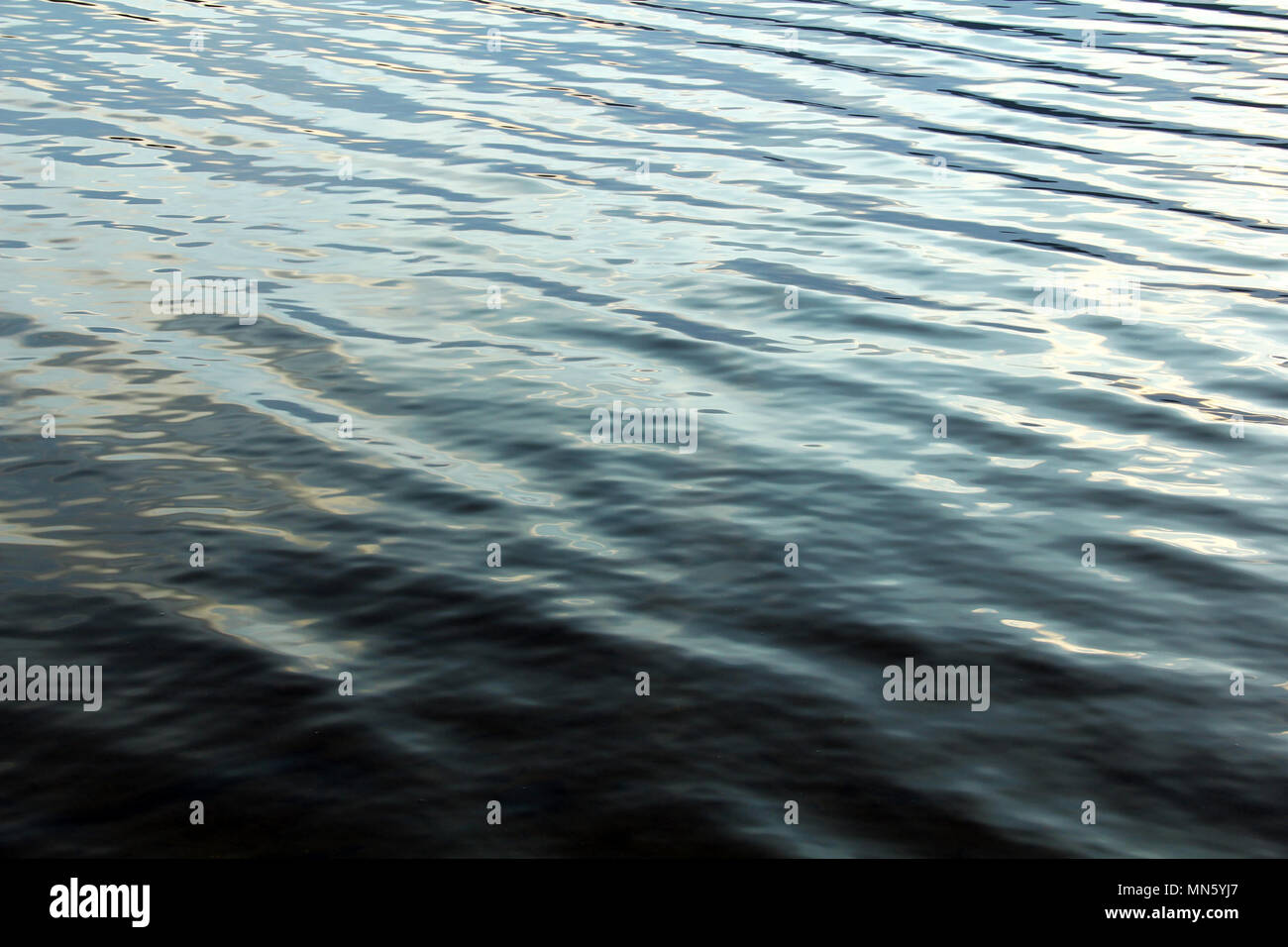 dark water surface ripples waves calm texture Stock Photo - Alamy