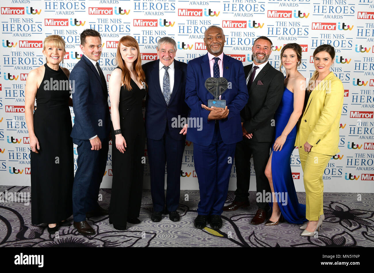 Two men whose lives he saved hi-res stock photography and images - Alamy