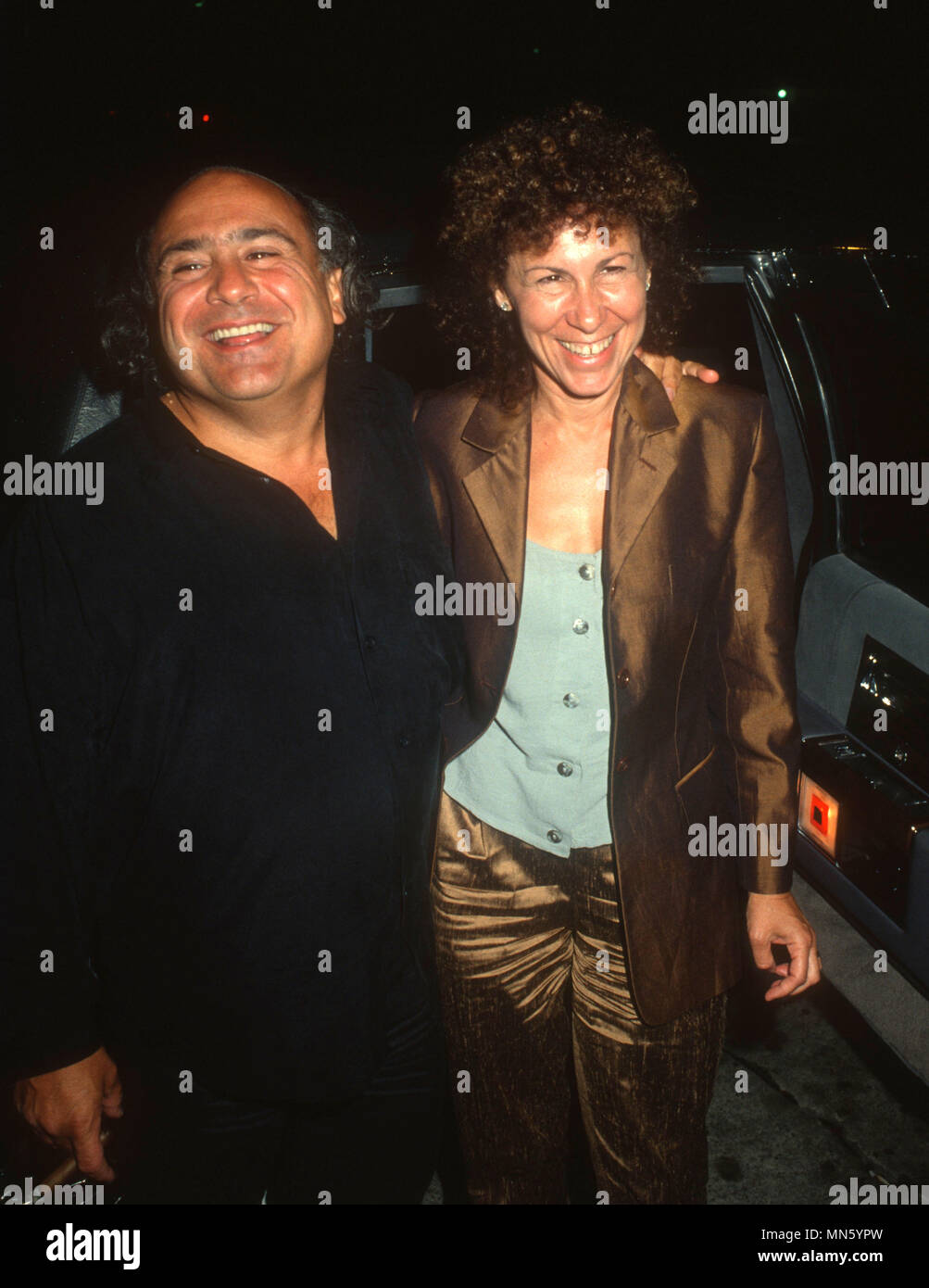 WEST HOLLYWOOD, CA - AUGUST 06: (L-R) Actor Danny DeVito and actress ...