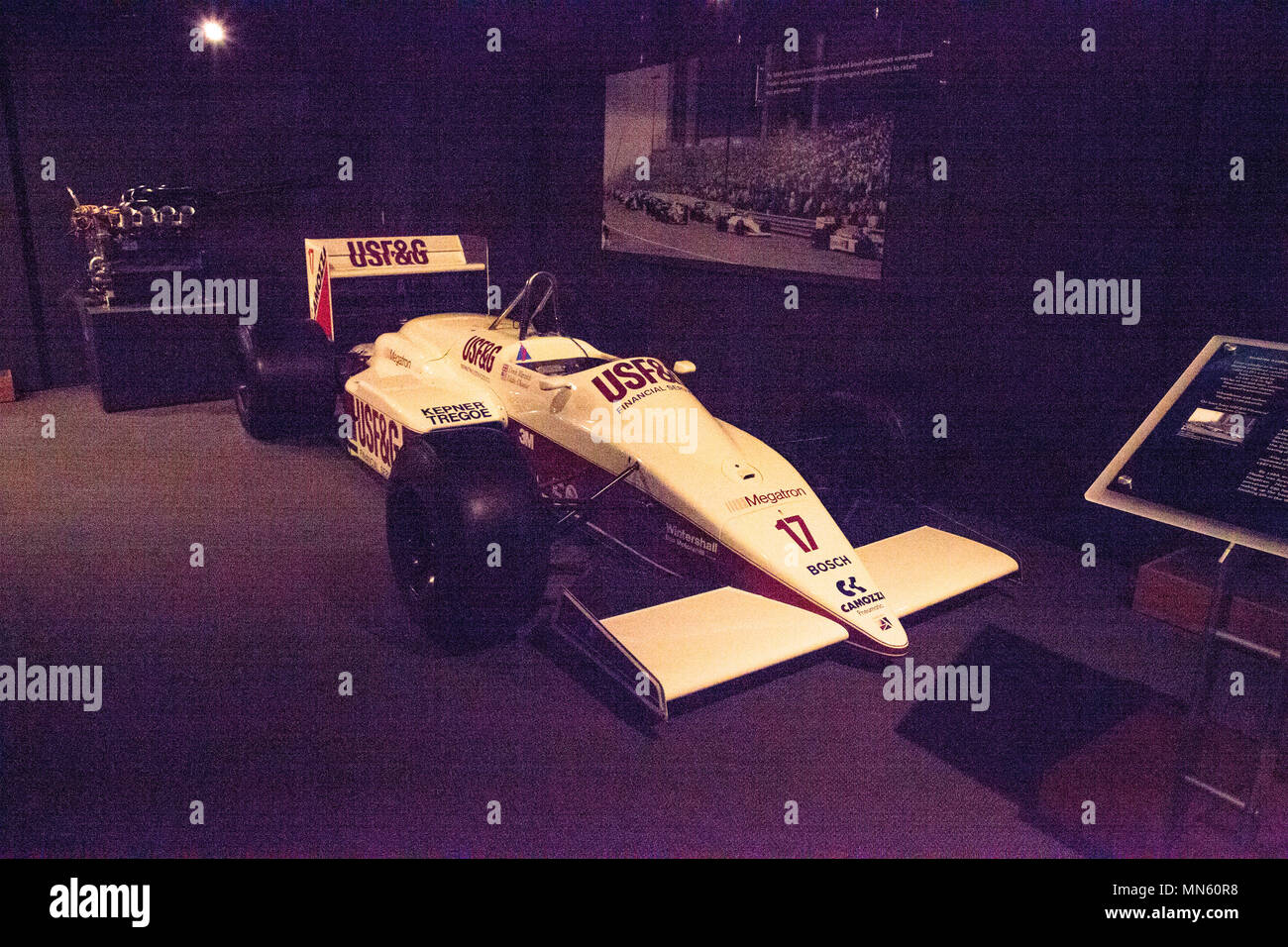 Naples, Florida, USA – May 5, 2018: White 1988 Arrows A10B Formula 1 ...