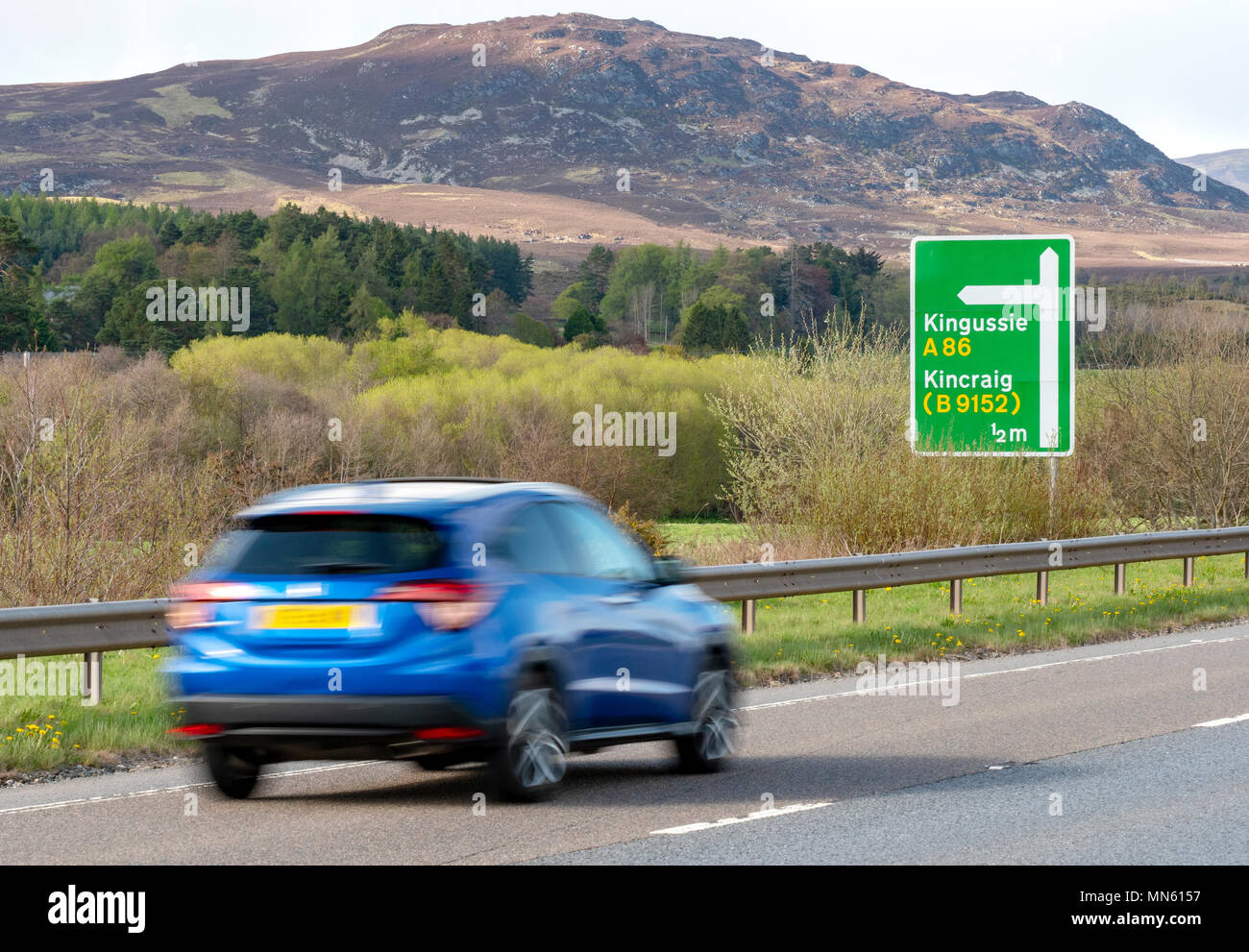 A9 road hi-res stock photography and images - Alamy