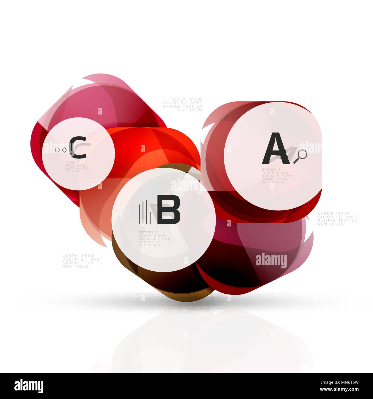 Vector shiny blank web option boxes. Vector shiny blank web option ...