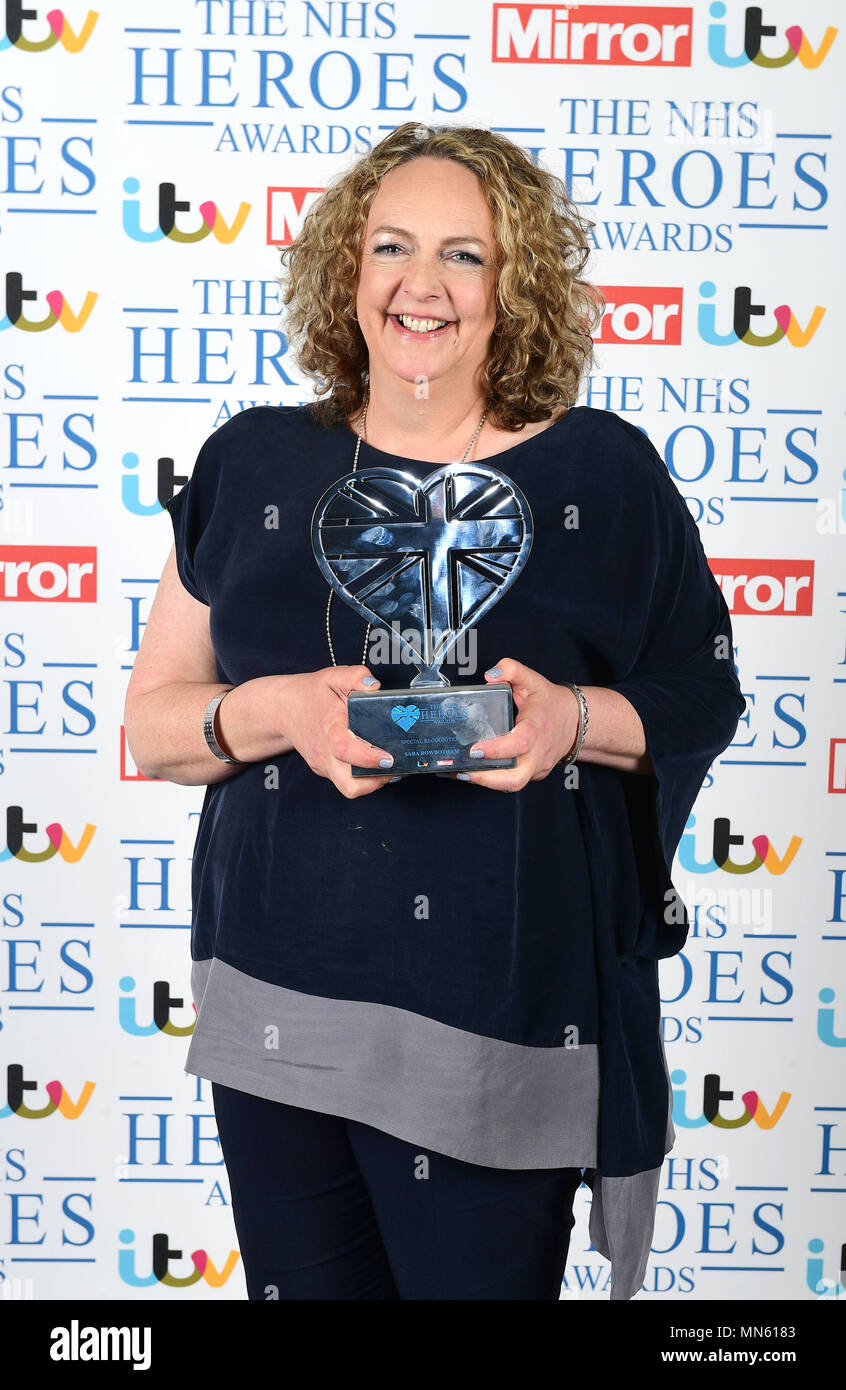 Sara Rowbotham wins the Special Recognition Award at the NHS Heroes ...