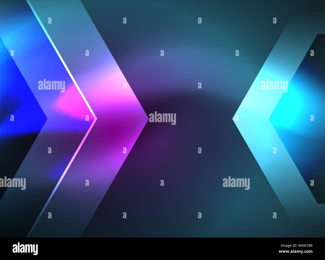 Digital technology glowing arrows. Digital technology glowing blue ...