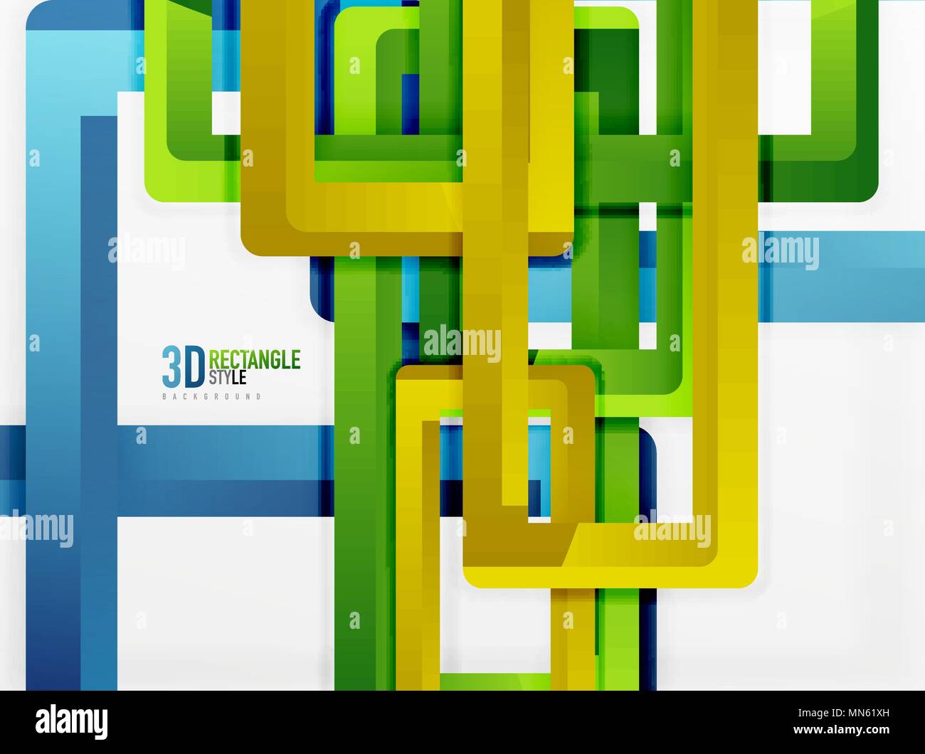 Rectangle tube elements, vector background. Rectangle tube elements ...