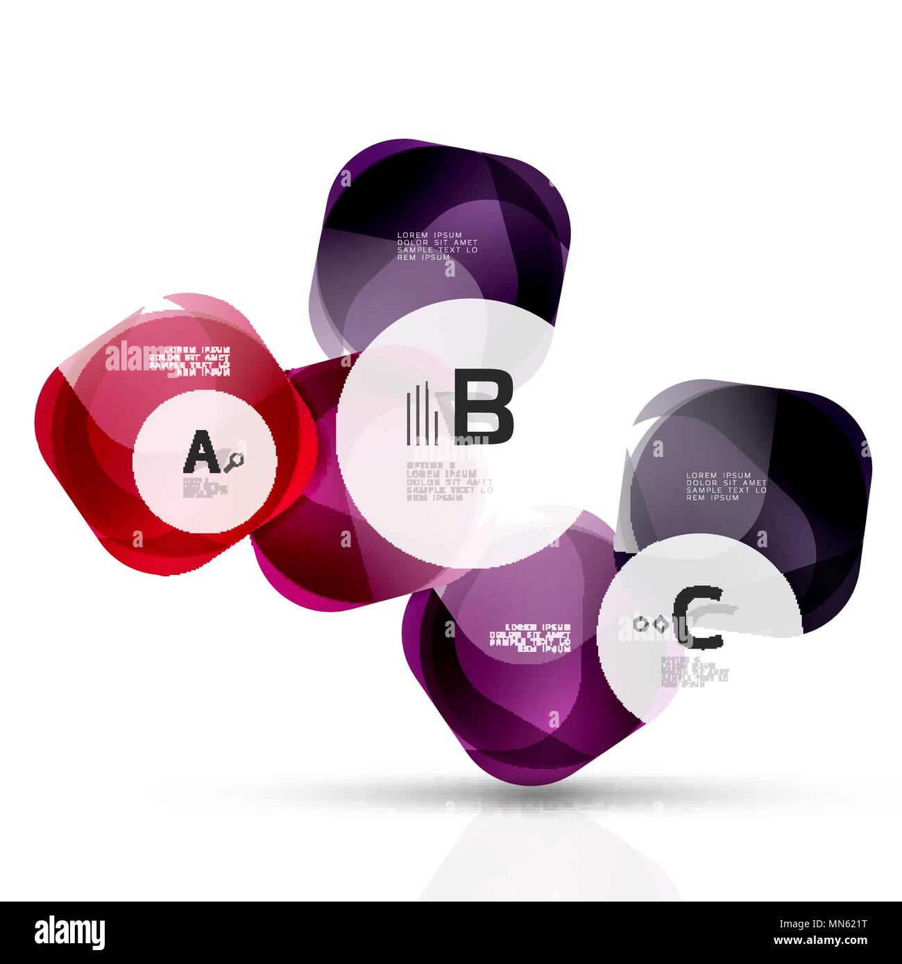 Vector shiny blank web option boxes. Vector shiny blank web option ...