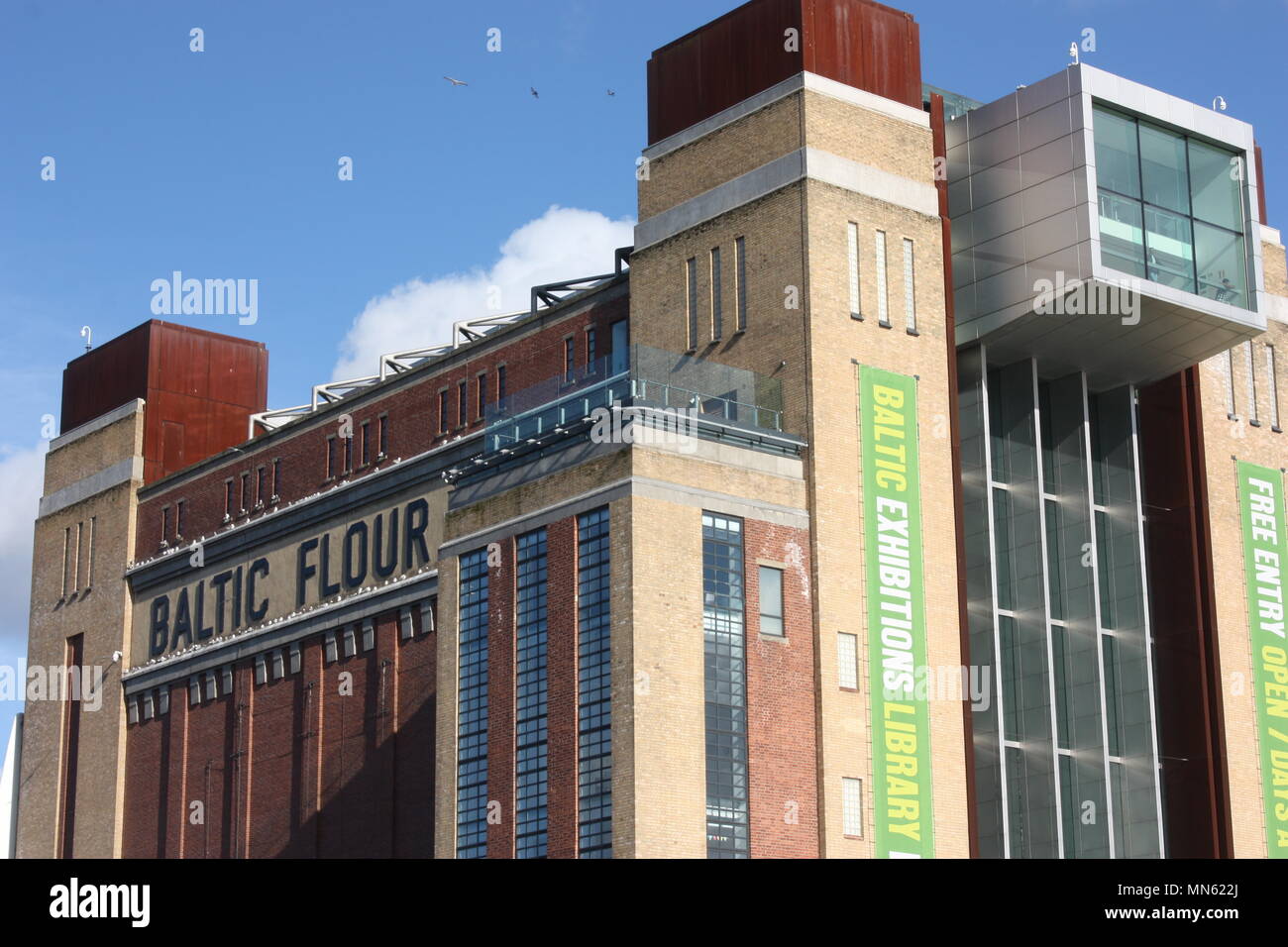 The Baltic Centre for Contemporary Art by the River Tyne in Gateshead ...