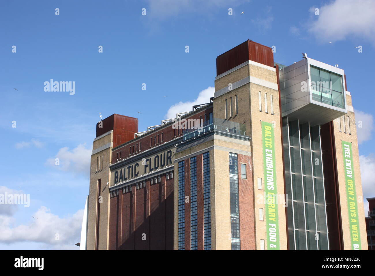 The Baltic Centre for Contemporary Art by the River Tyne in Gateshead ...