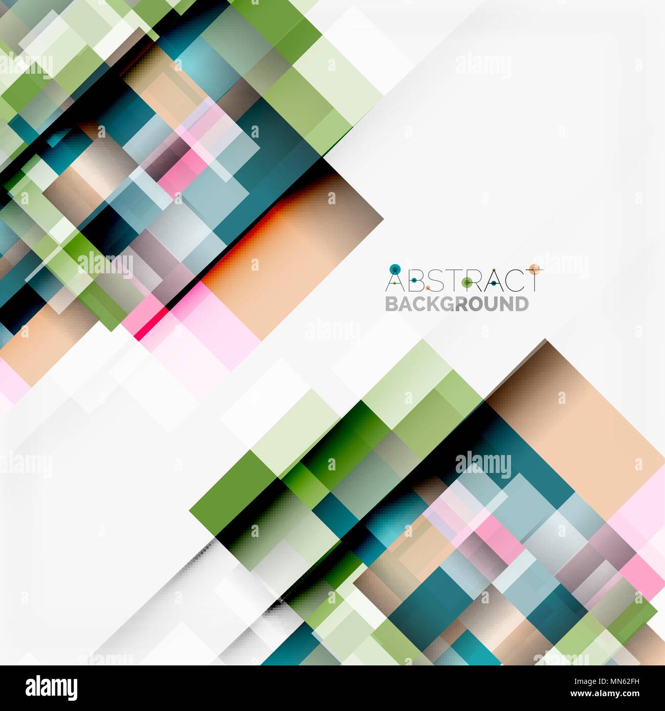Abstract blocks template design background, simple geometric shapes on ...