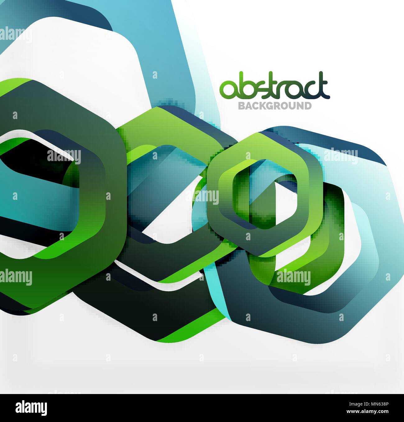 Overlapping hexagons design background. Overlapping hexagons vector ...