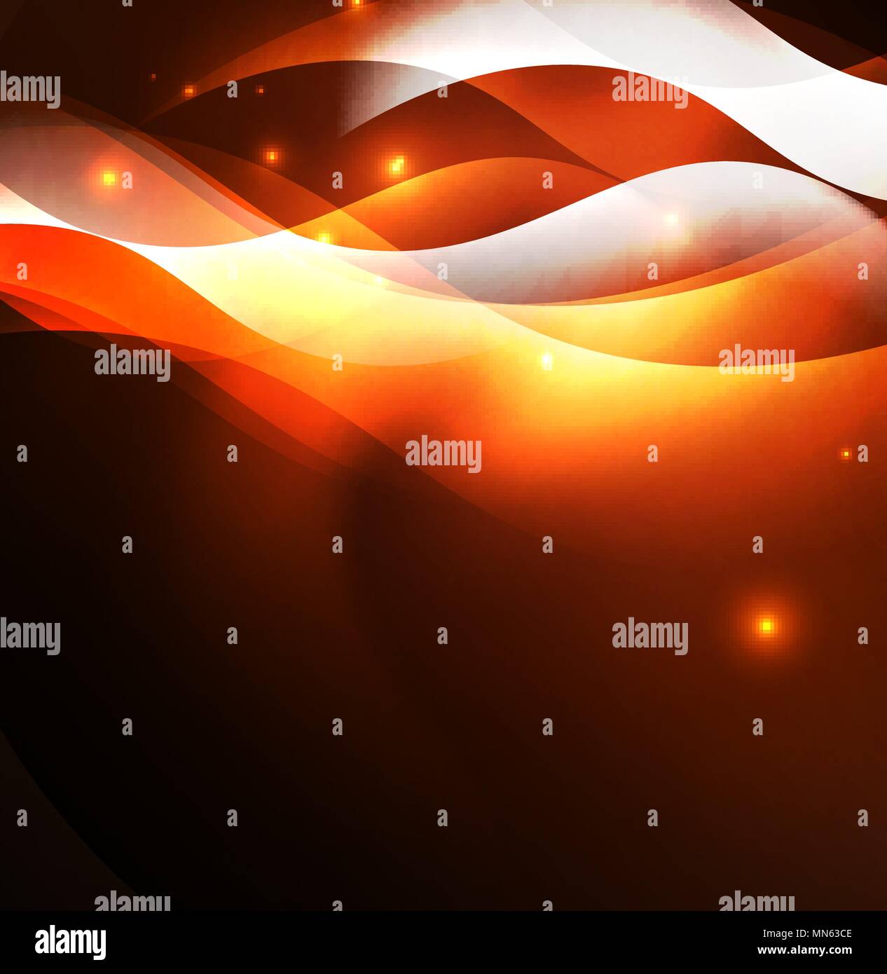 Illuminated neon waves. Vector abstract illuminated neon waves Stock Vector Image & Art - Alamy