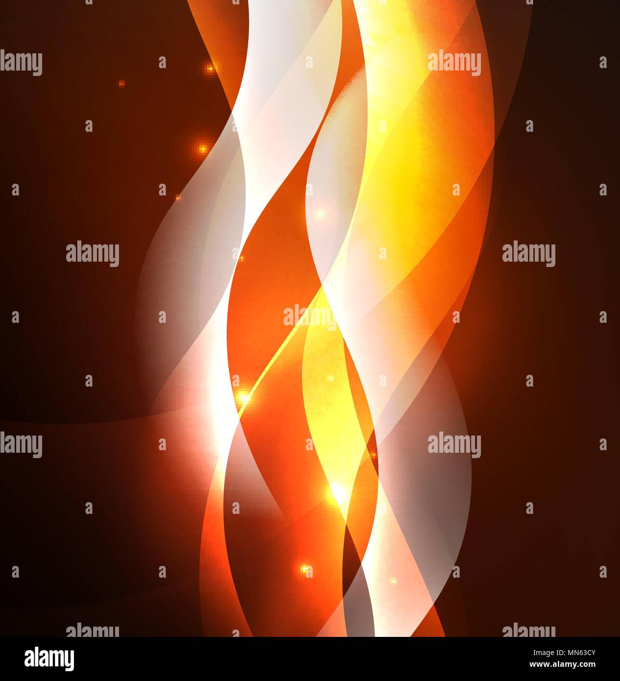 Illuminated neon waves. Vector abstract illuminated neon waves Stock Vector Image & Art - Alamy