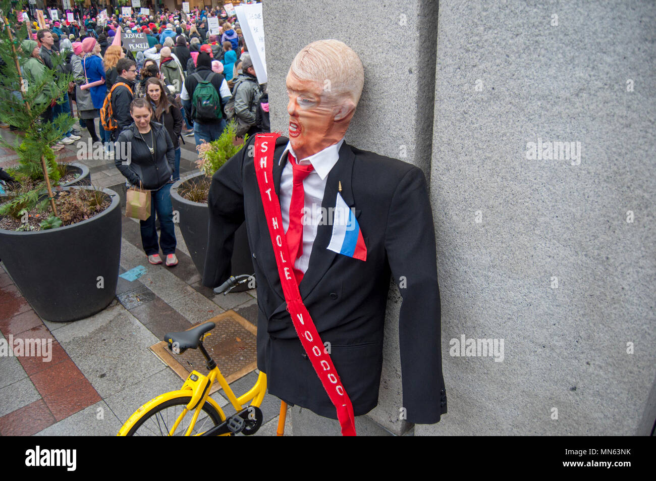 Donald Trump effigy Stock Photo - Alamy