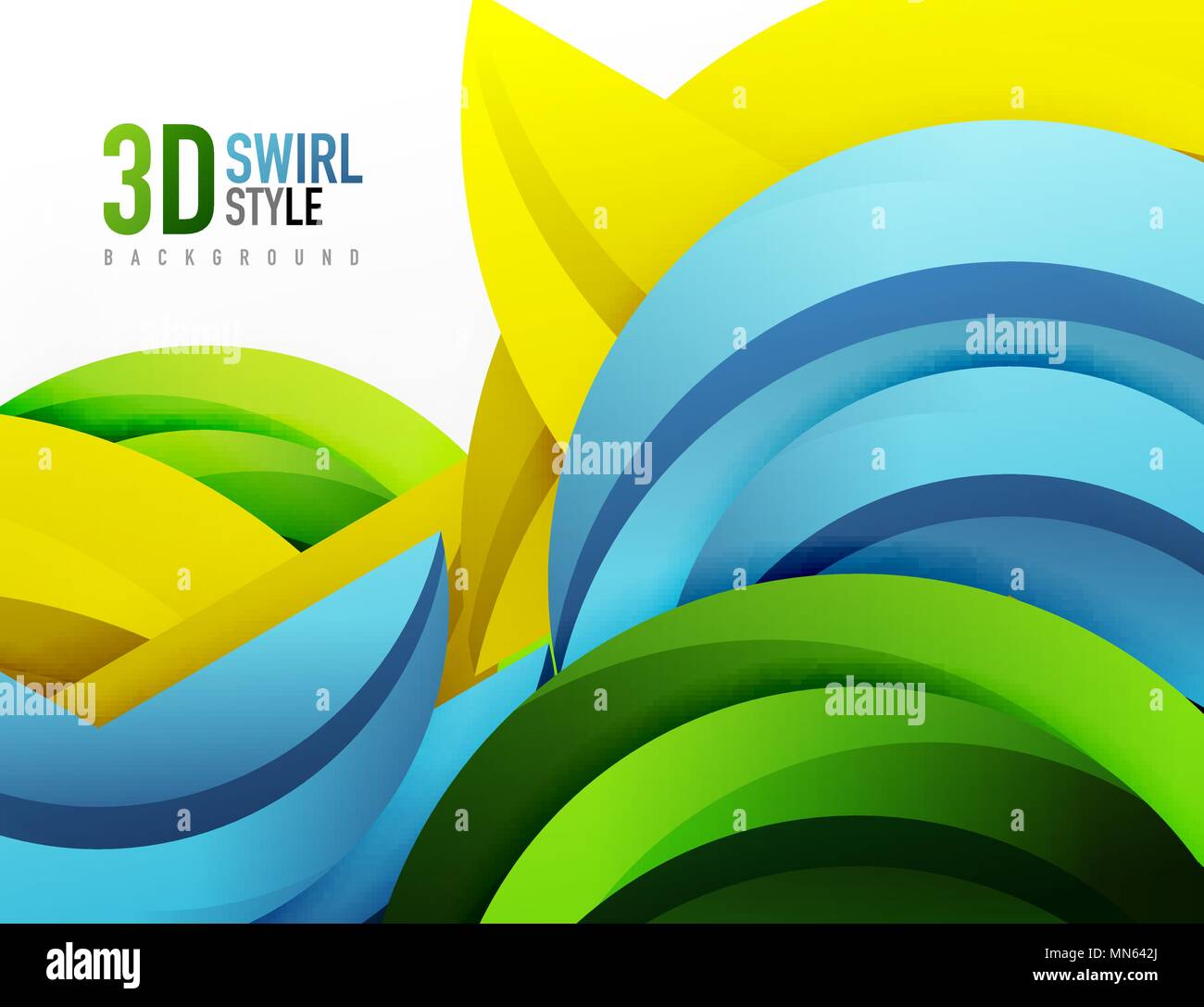 3D wave design. 3D wave lines design. Dynamic effect abstract vector ...