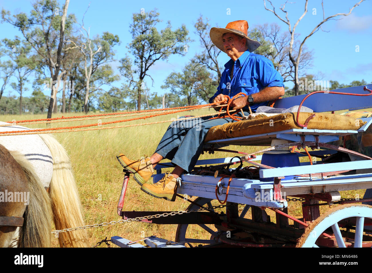 Old horse drawn wagon hi-res stock photography and images - Alamy