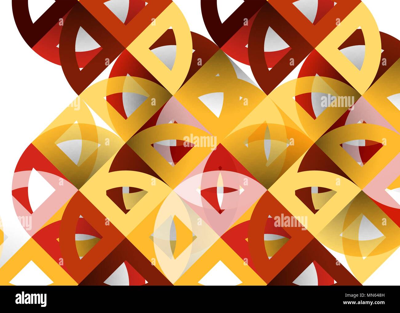 Cut paper circles, mosaic mix geometric pattern design. Cut paper ...
